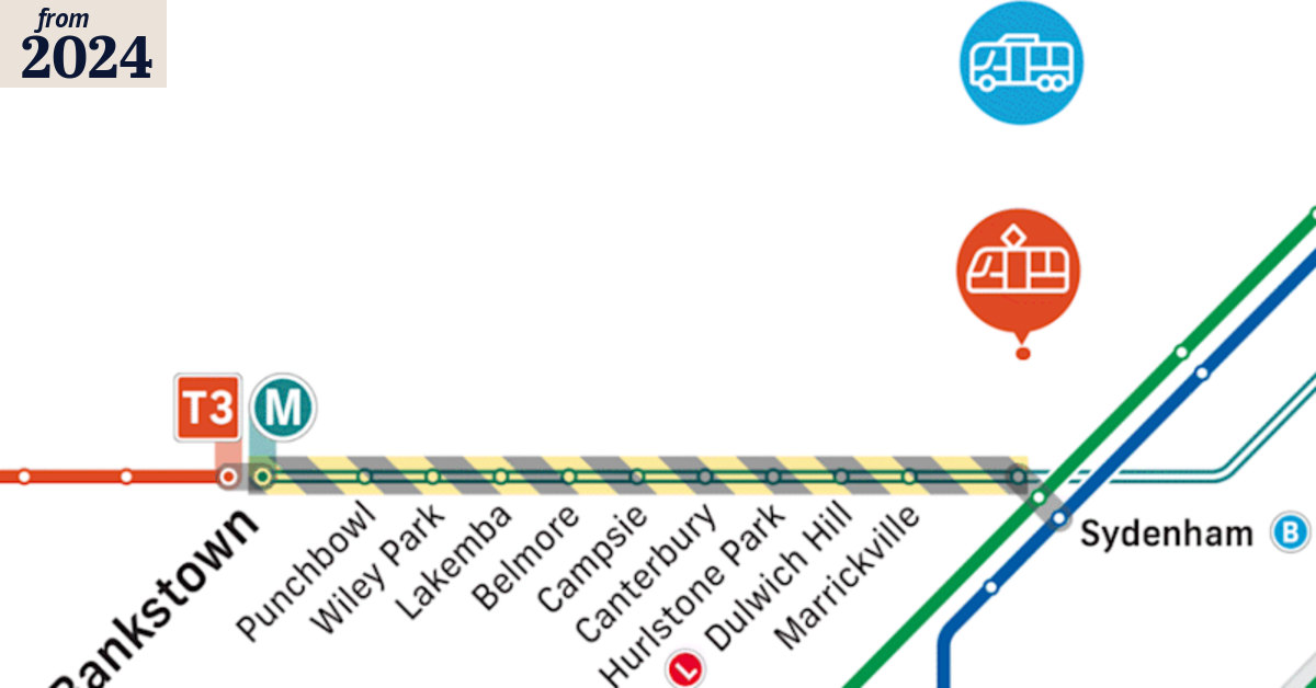 Sydney trains: Bankstown line closure to double peak-hour trip times ...