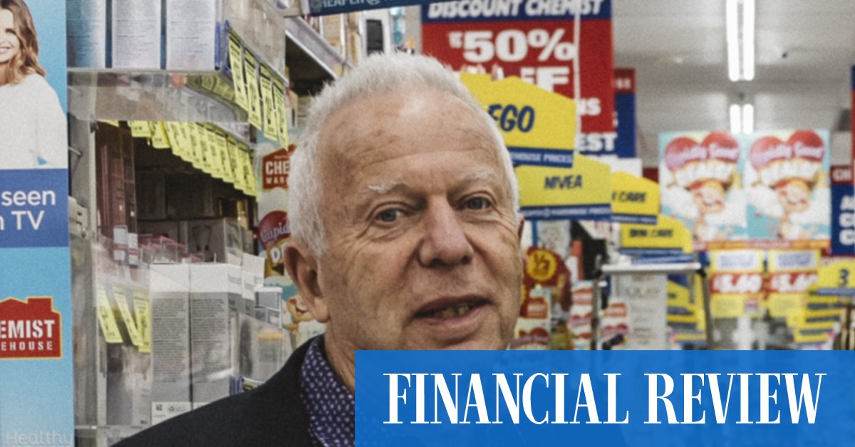 Chemist Warehouse’s Jack Gance works on his profile