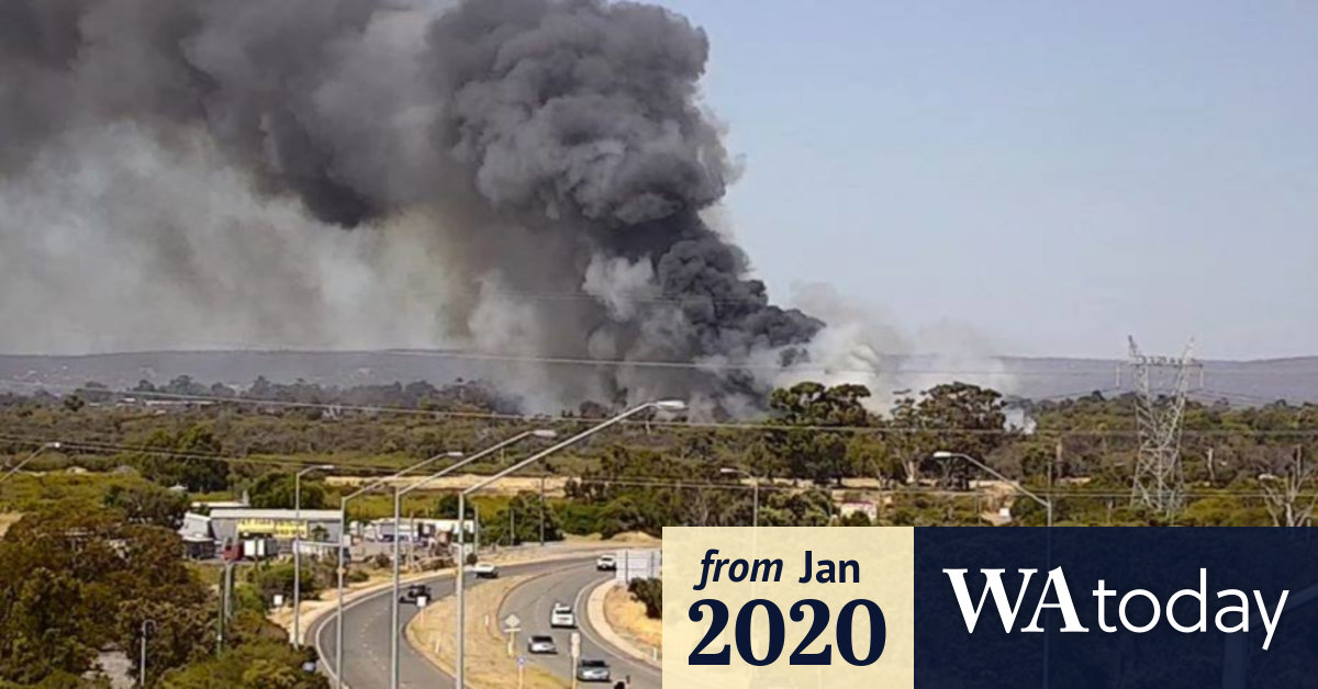 Dozens of firefighters rush to bushfire south of Perth