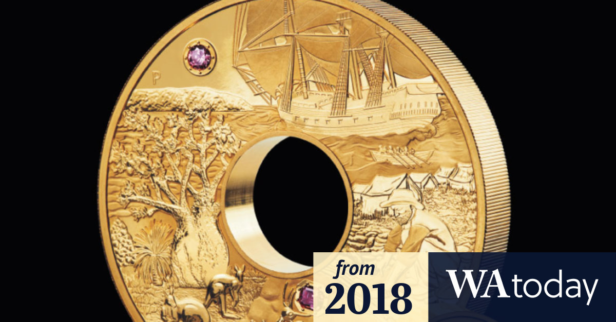 Gold rush: Perth Mint unveils $2.5 million gold and diamond coin