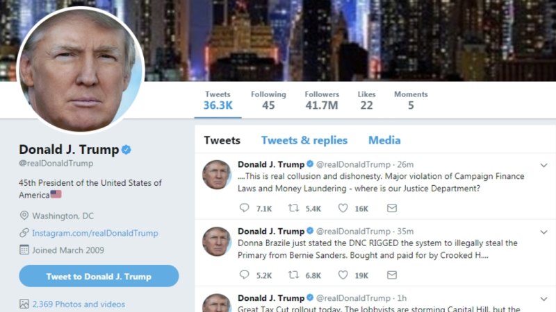 Donald Trump can't ban critics from his Twitter account, court rules