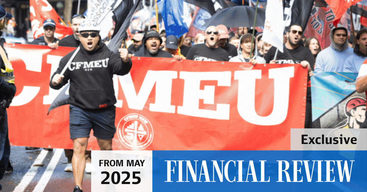 Union bosses mark labour’s big day, by celebrating corrupt CFMEU chief