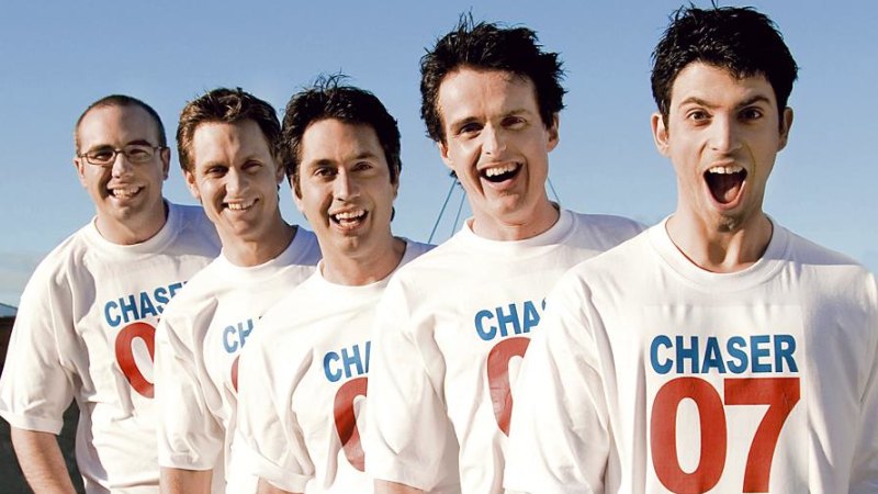 The Chaser's election year series declined by ABC