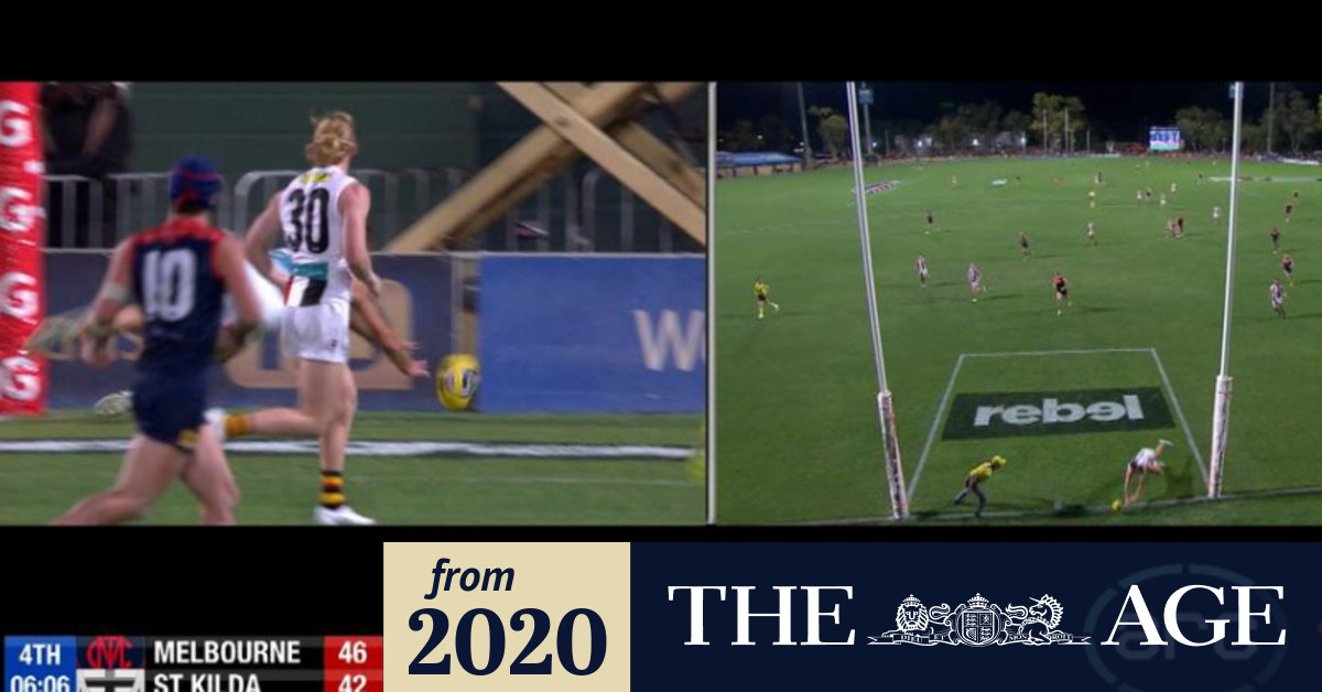 AFL 2020 in Alice Springs | AFL commits to cameras after goal-line ...
