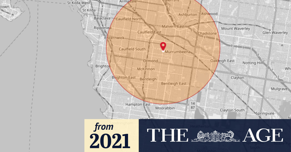 COVID Victoria: find where your 5km lockdown limit ends