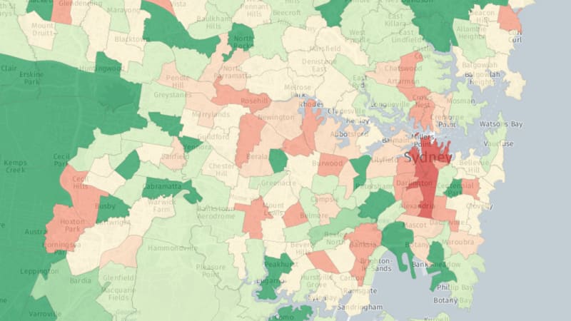 Sydney's population density is almost at tipping point