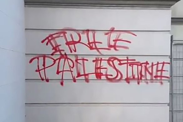 Melbourne synagogue vandalised with ‘Free Palestine’ twice in 24 hours