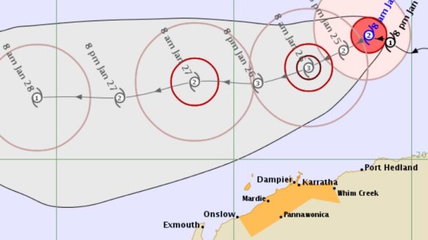 Tropical Cyclone Riley intensifies off WA