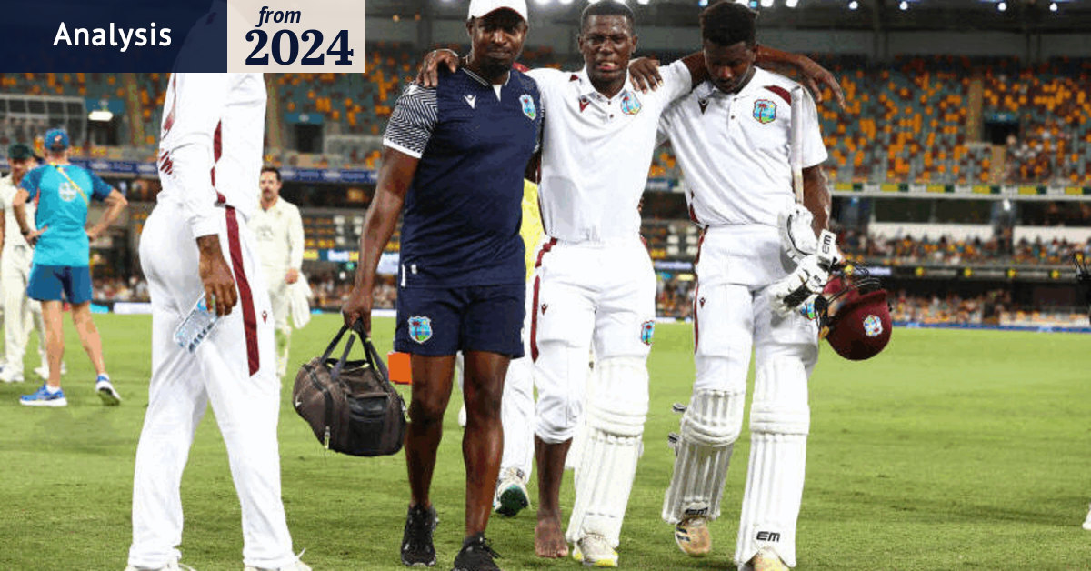 West Indies v Australia 2024: All 71 balls of Shamar Joseph’s match ...
