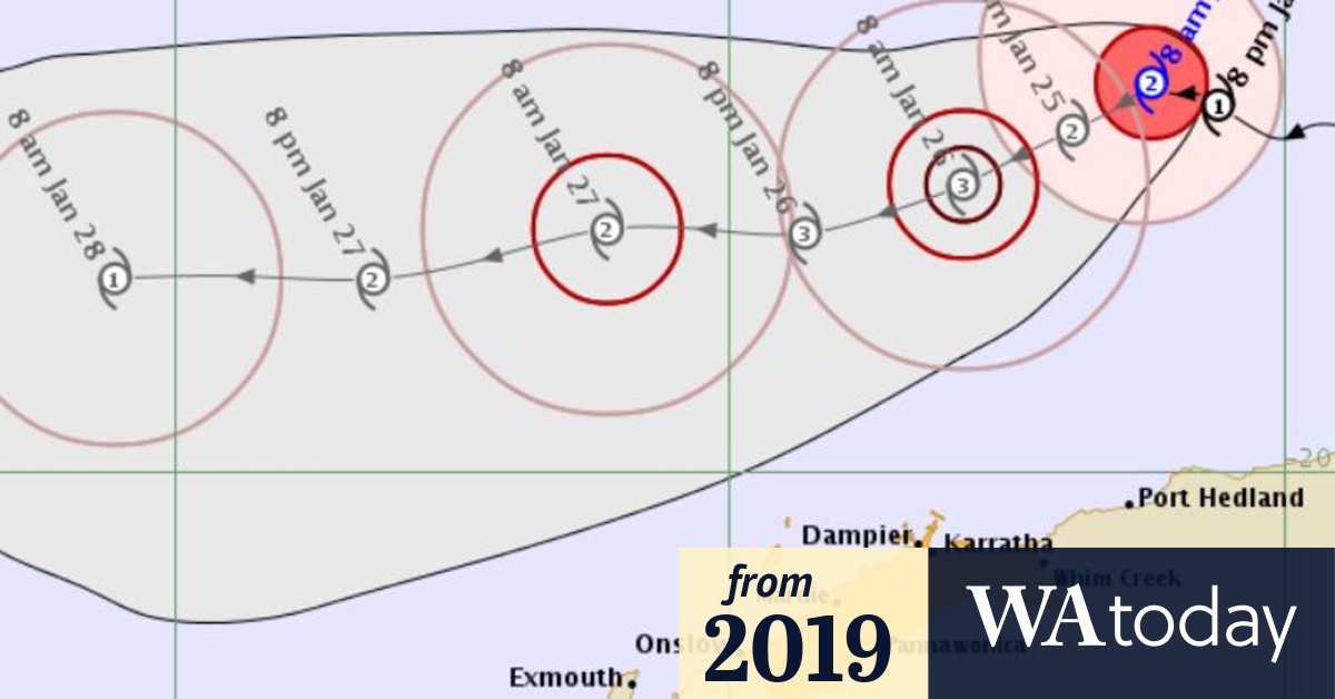 Tropical Cyclone Riley intensifies off WA