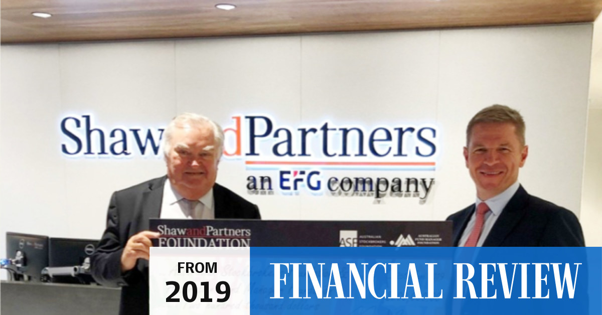 Shaw and Partners clears $200k on charity day