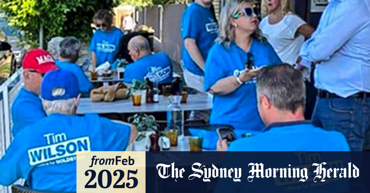 Former Liberal MP Tim Wilson and his MAGA wardrobe malfunction