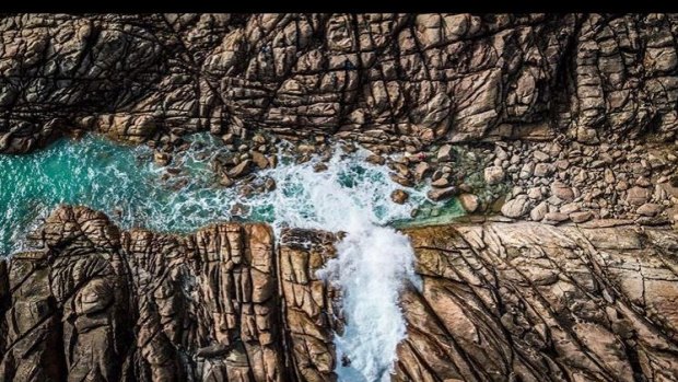 Frantic search for young man swept off rocks at the Injidup 'nature spa'