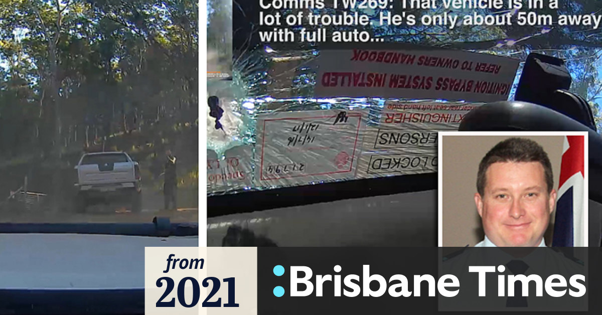 ‘He’s 50 metres away with full auto’: Fatal police chase footage released