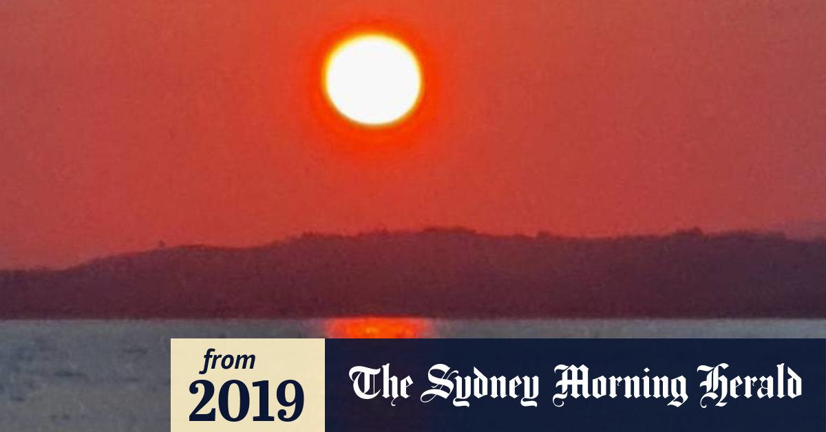 NSW bushfires: New Zealand sees blood red sun from Australian bushfire ...