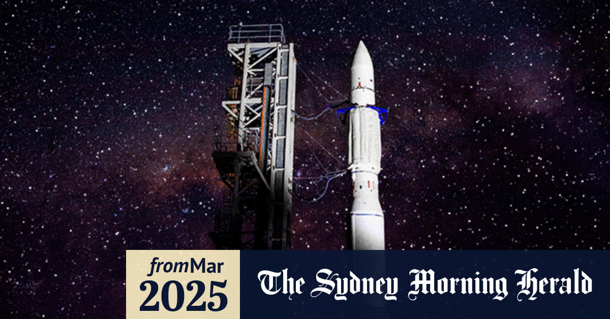 Space: the huge Australian rocket stuck on its launch pad