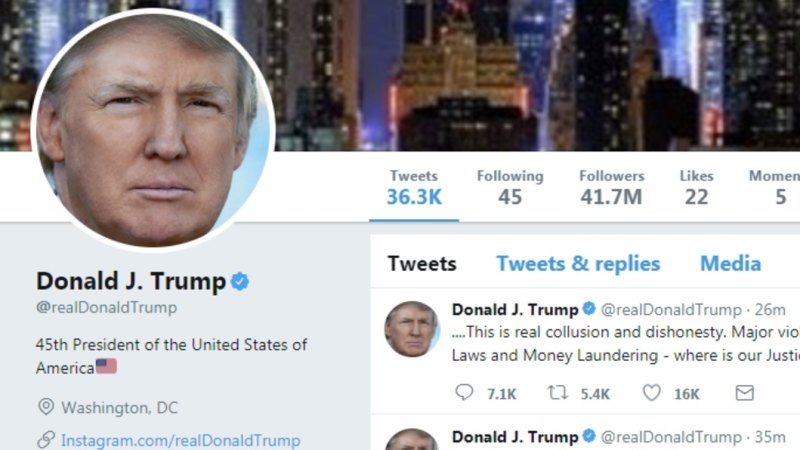 Trump blocking critics on Twitter violates Constitution, federal judge ...