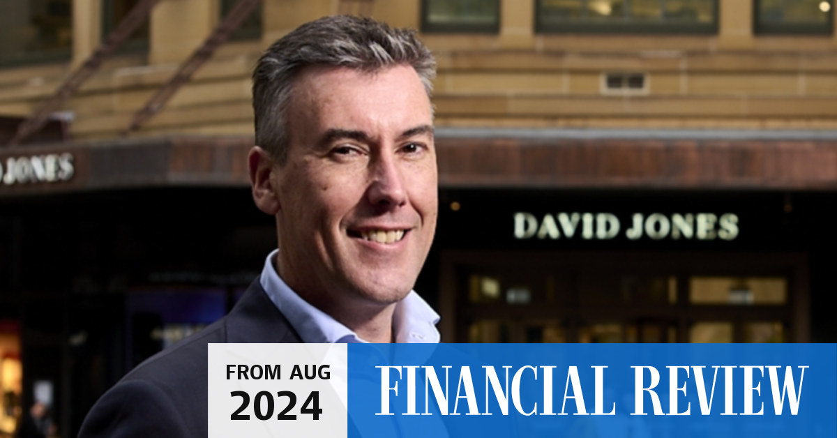 David Jones chief Scott Fyfe says customers are seeking more discounts ...
