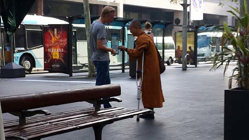 Fake 'monks' in Sydney are stealing your money