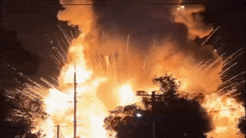 chemical exploding gif