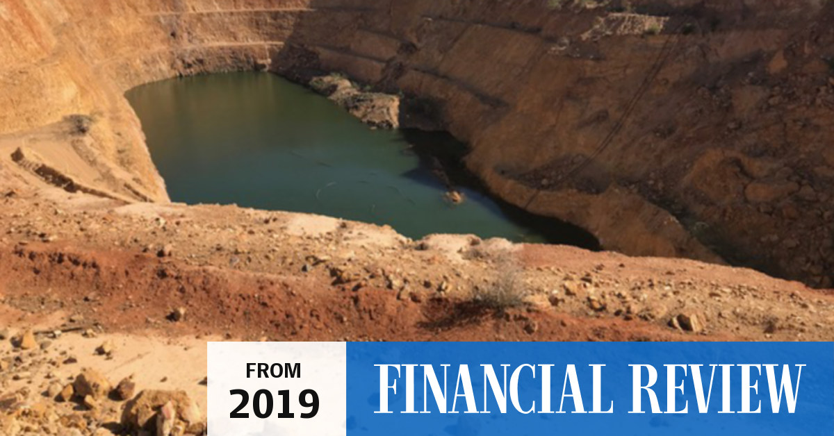 In flooded mine, drought-hit town might just strike gold