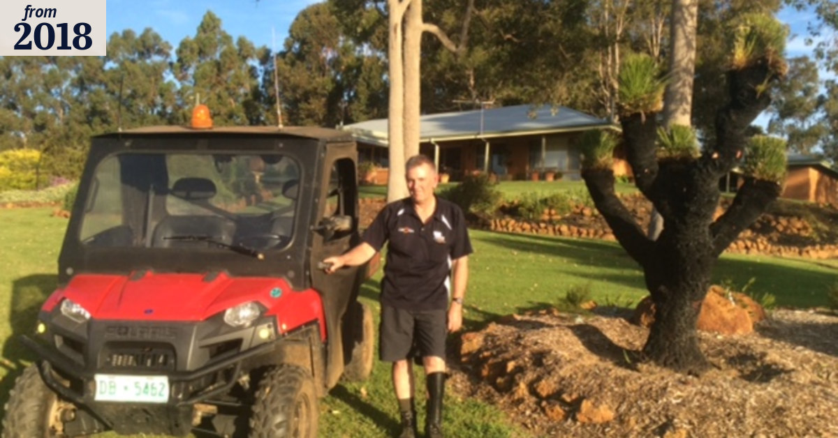 Donnybrook farmer Graeme Fry tells the story of his survival thanks to ...