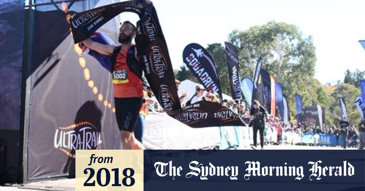 Canberran Sam Burridge wins 50km ultra-trail race in Blue Mountains