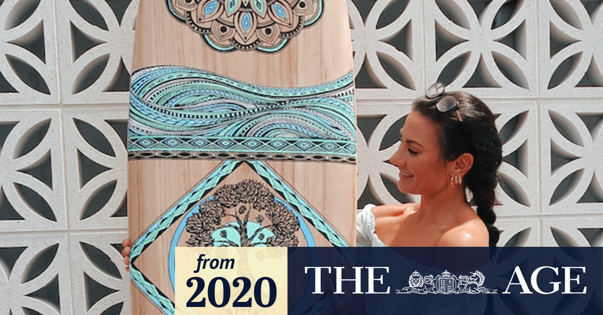 Digital tools help side hustle go full-time for surfboard artist Jess ...