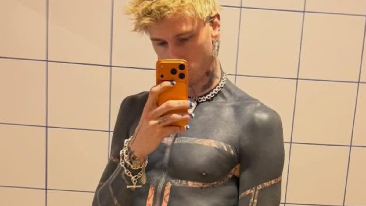 Machine Gun Kelly, MGK, opens up about blackout tattoo process and how ...