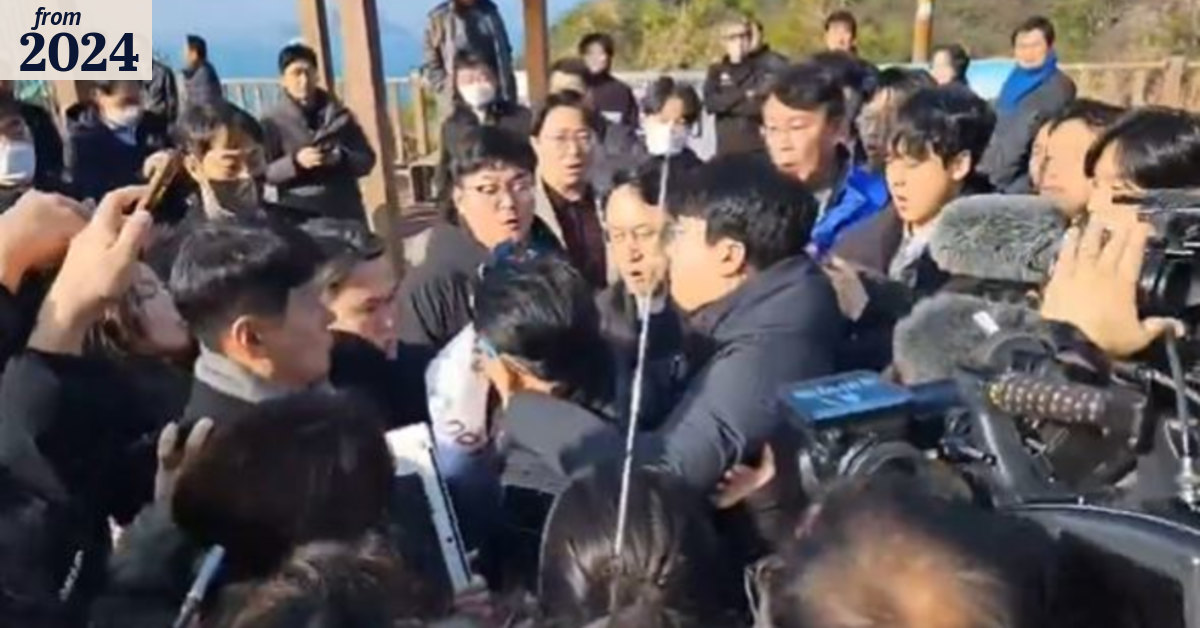 South Korea opposition leader Lee Jae-myung stabbed during visit to Busan