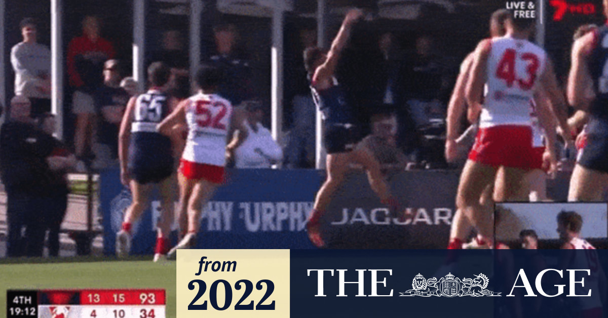 AFL 2022: Sydney Swans ruckman Peter Ladhams gets three game ban on eve ...