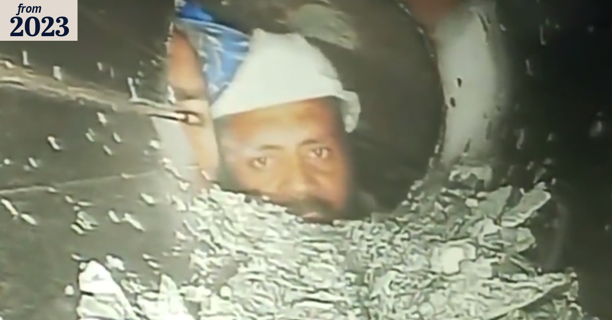 First images of trapped tunnel workers after almost 10 days underground
