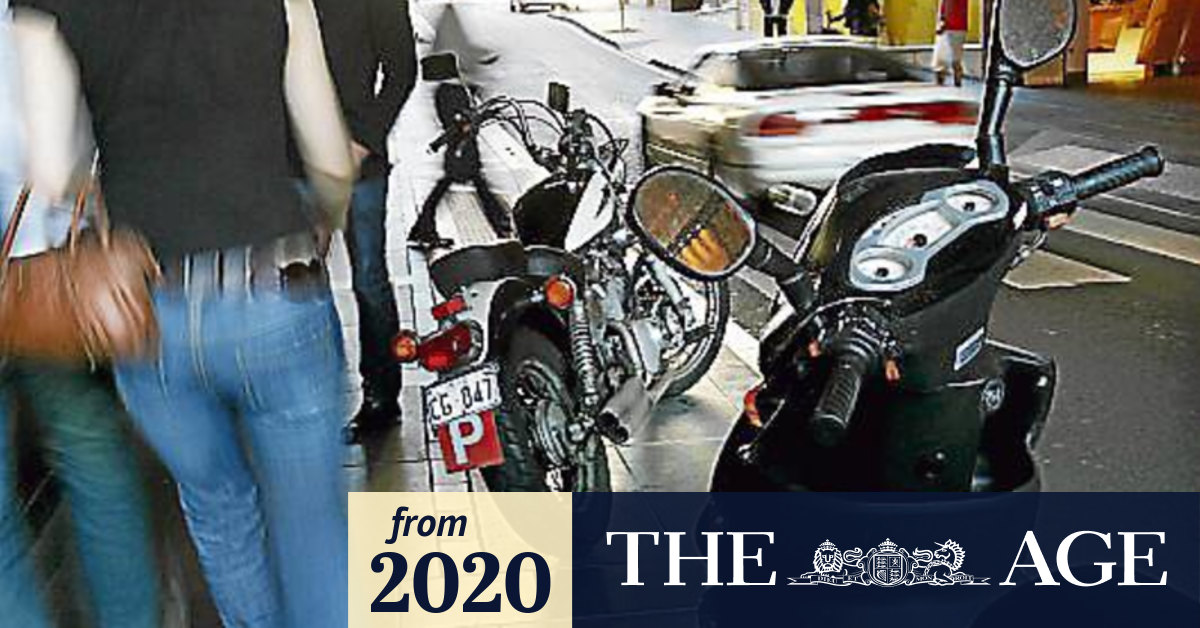 Plan to ban motorcycle parking on CBD's overcrowded footpaths