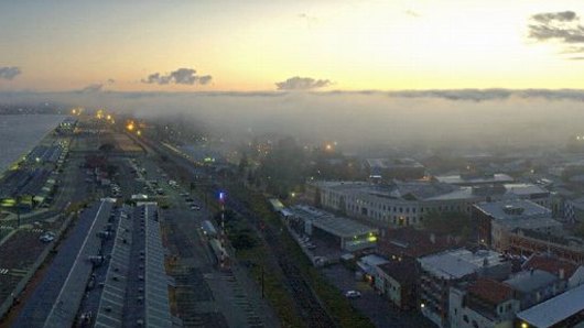 Where's the city gone? Heavy fog hampers early commuters to Perth