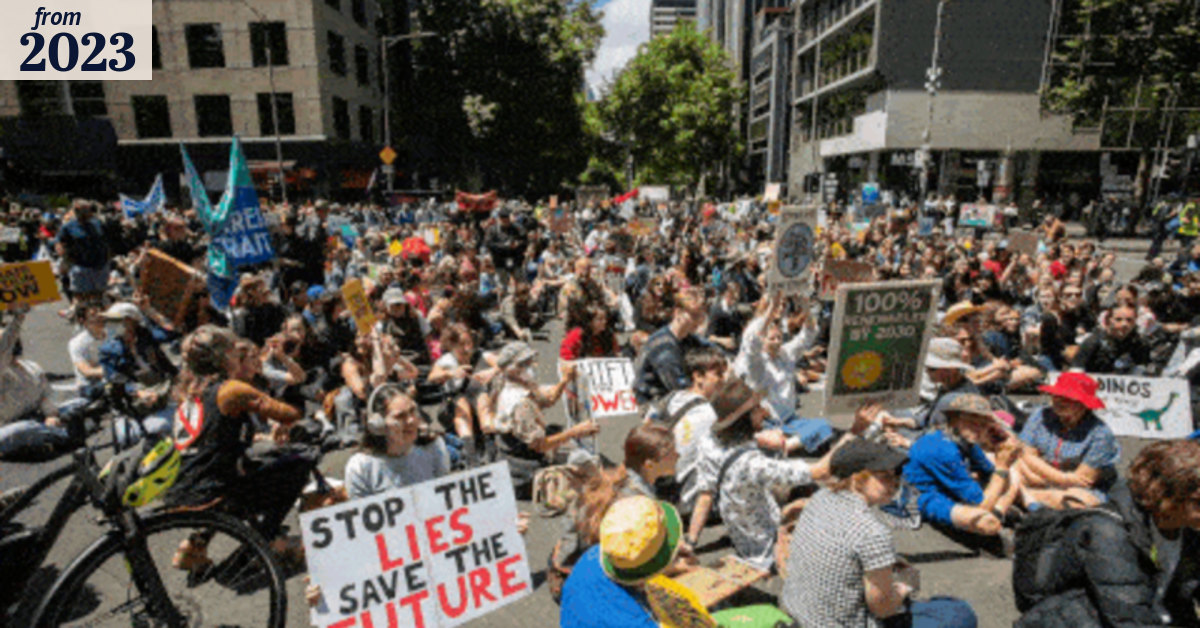 After-school meetings, recycled signs: School climate strike returns to ...