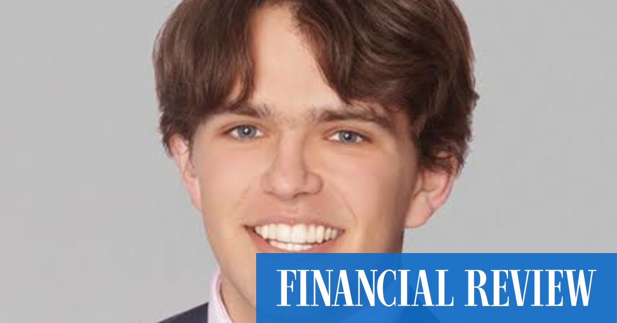 Vincents financial analyst 21-year-old Charlie Selth banks $10m for R&D ...