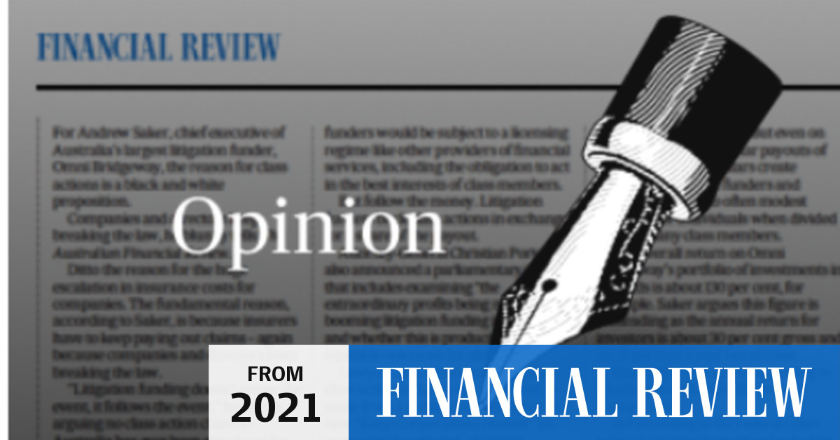 Financial Review responds to criticism
