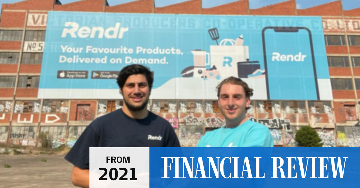 Ahmed Fahour, Steven Lew back delivery disruptor Rendr