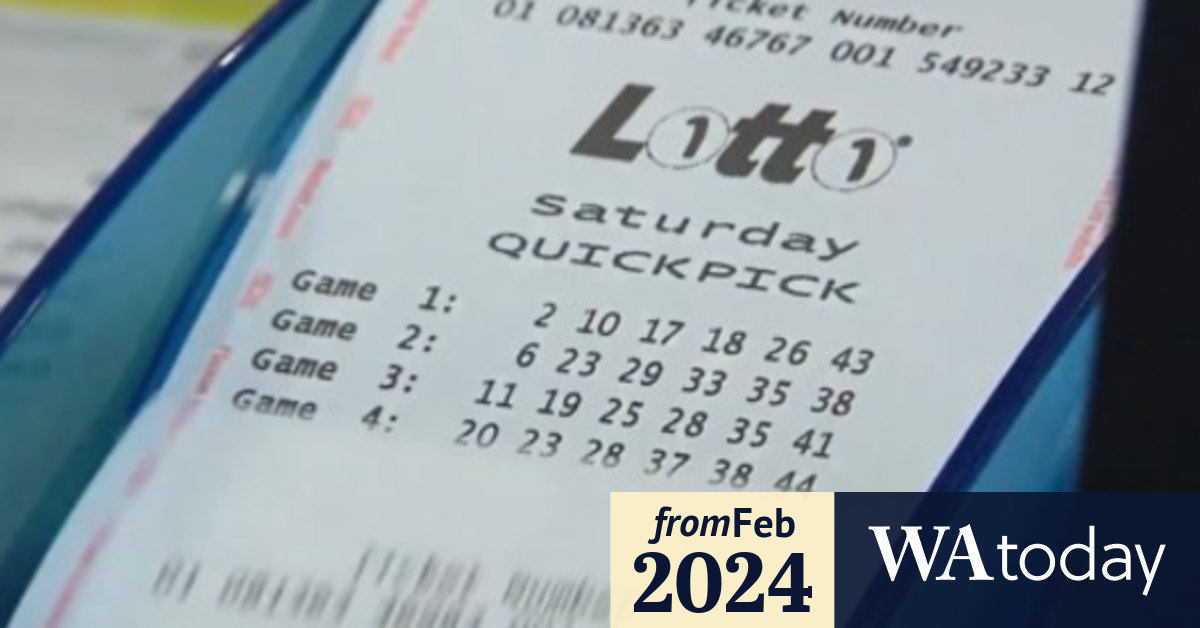 Perth man accidentally puts winning lotto ticket in washing machine
