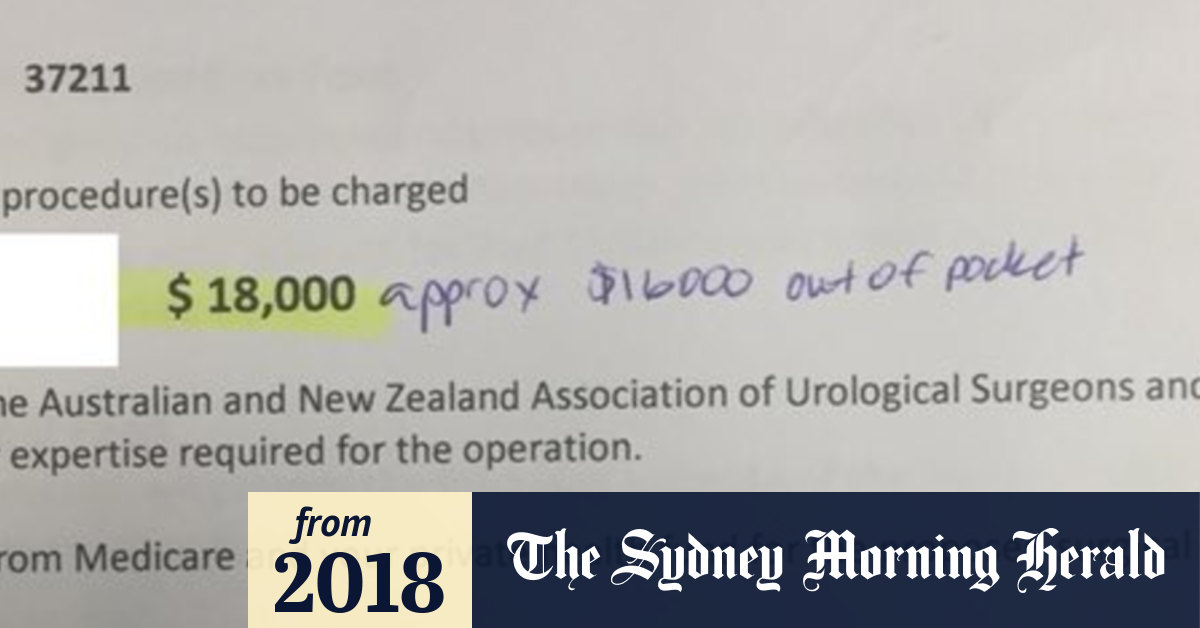 AMA name-dropped on 'egregious' $18,000 Sydney surgeon bill