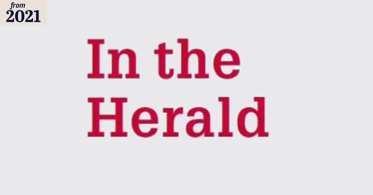 In the Herald: October 15, 1996