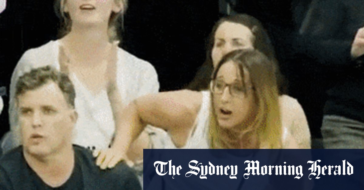 Hayley Lewis reacts to her viral celebration after son Kai Taylor’s ...