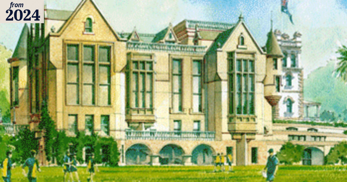 CBD Sydney: Scots College castle-shaped library still not open