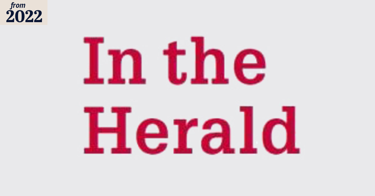In the Herald: October 12, 1987