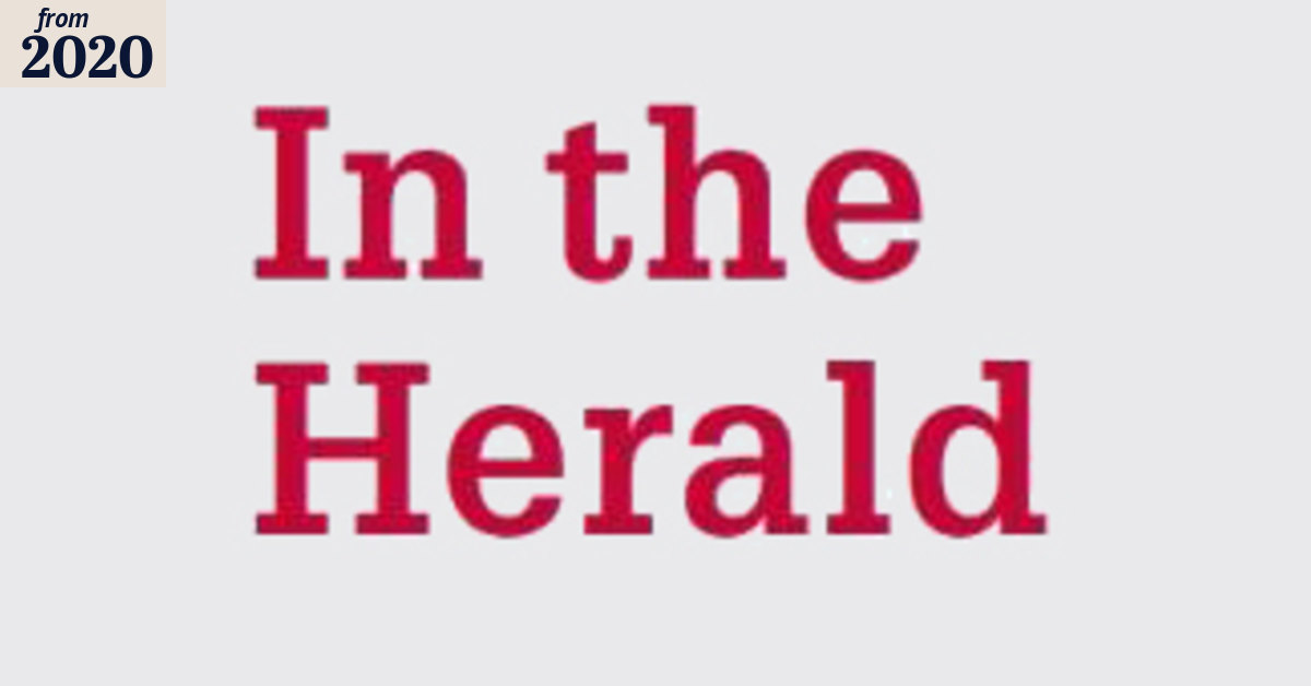 In the Herald: April 28, 1970