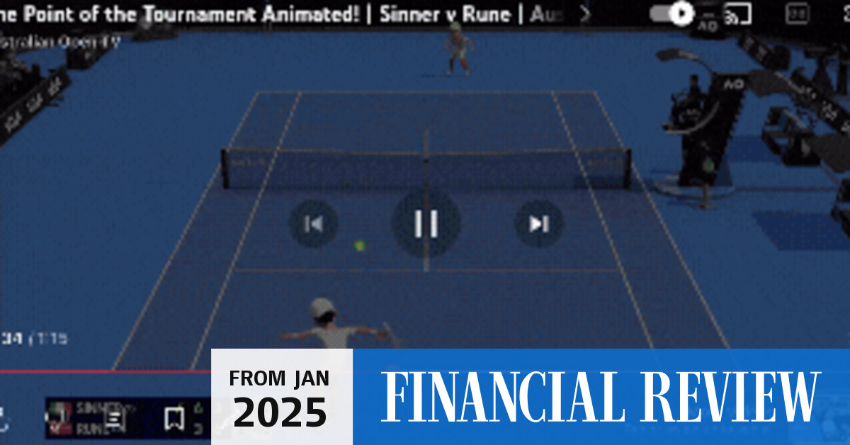 Australian Open 2025: The strategy behind Tennis Australia’s animated ...