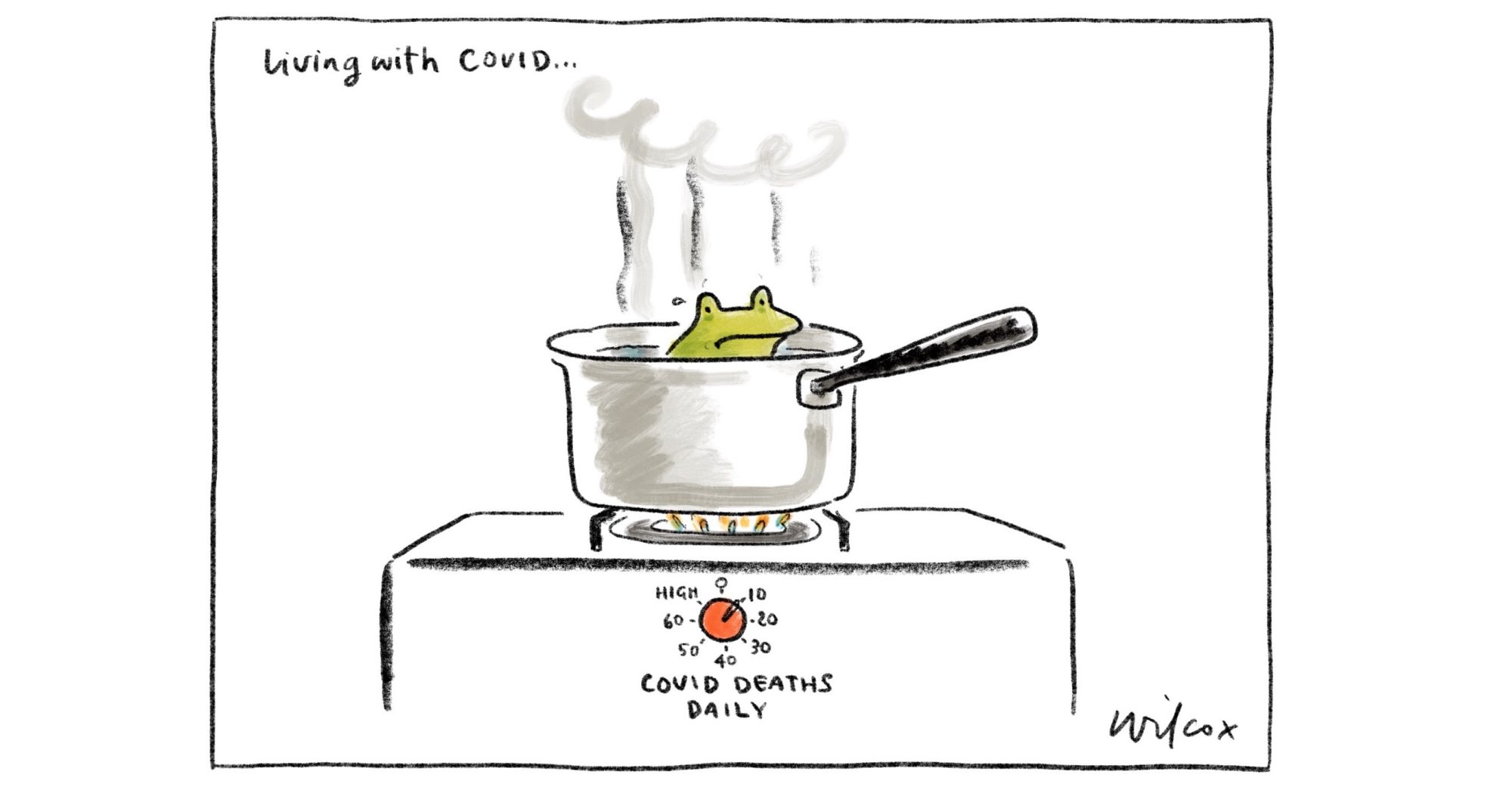 Boiling-frog syndrome. : r/editorialcartoons