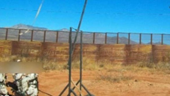 Smugglers catapult drugs across border