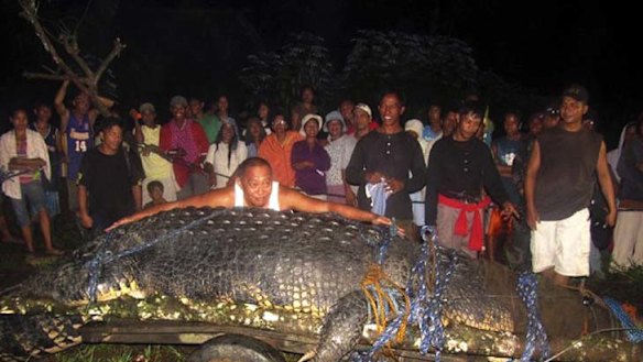 Giant croc world's largest in captivity