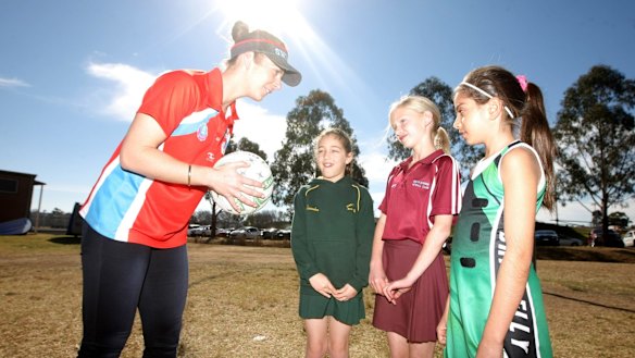 NSW Swifts player Abbey McCulloch's double life balancing act earns ...